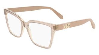 Ferragamo SF3060 260 Lunettes pour femme Transparent Nude 54/16/150