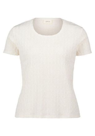 Cartoon Kurzarmshirt Damen mit Struktur (1-tlg)