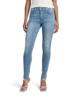 G-Star Damen 3301 Skinny Jeans, Grau (Sun Faded Glacier Grey D05175-A634-C464), 27W / 30L