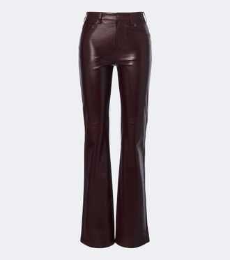 Nili Lotan Pantalon &eacute;vas&eacute; Joan en cuir