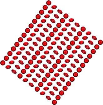 Pretyzoom 10000 Stück Teiliges Acryl-Strasssteine Vase Füller Transparent Rote Flatback Rhinestones für DIY Basteln Hochzeit Tischdeko Funkelnde Streu-deko Cent