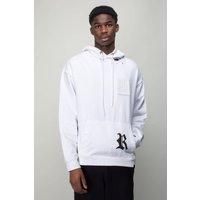 Raf Simons Destroyed Regular fit Hoodie with R print