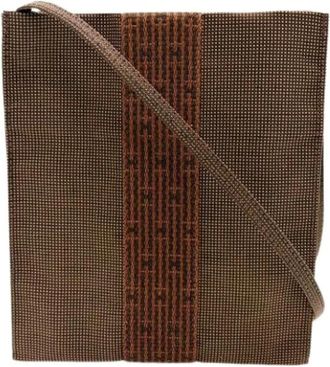 Herm&egrave;s Pre-owned Pochette Sac bandouli&egrave;re - Femme - Pre-owned - Brun - Taille: ONE Size