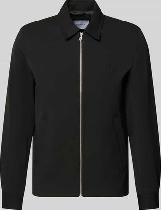 Les Deux Jacke mit Logo-Stitching Modell Como