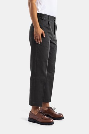 Momotaro Jeans Mens Westpoint Black Trousers