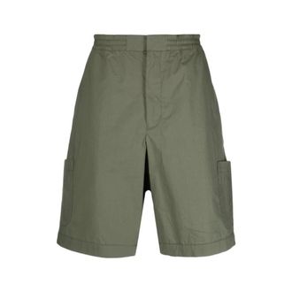 AMBUSH Cotton Bermuda Shorts - - Shorts - Herren - Gr&uuml;n - S