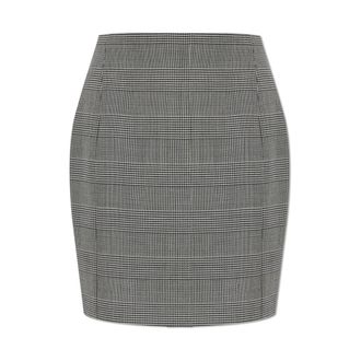 Balmain Hahnentritt-Rock - - Skirts - Damen - Grau - S