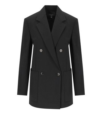 Weekend by Max Mara BLAZER &Agrave; DOUBLE BOUTONNAGE VELOCE NOIR MAX MARA WEEKEND