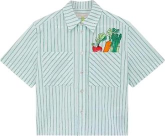 Mira Mikati Femme, Blouses et Chemises, Vert, Taille: 38 FR Chemise