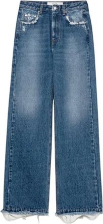 S&eacute;fr Homme, Jeans, Bleu, Taille: W30 Frayed Cut Jeans