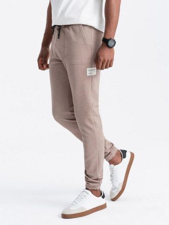 Ombre Sweathose Strukturierte Strick- Sweathose f&uuml;r Herren