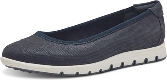 s.Oliver Damen Ballerinas Plateau Bequem, Blau (Navy), 37 EU