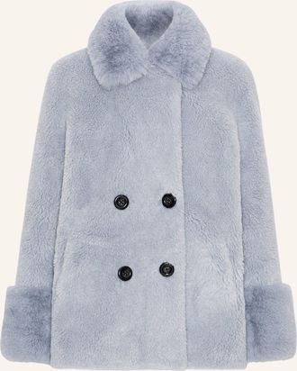 Americandreams Americandreams Wool Coat Short Fiona blau