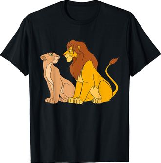 Disney The Lion King Adult Simba and Nala Together T-Shirt T-Shirt