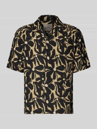 Only & Sons Relaxed Fit Freizeithemd aus Viskose-Leinen-Mix Modell HARVI