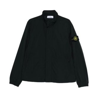 Stone Island Homme, Vestes, Noir, Taille: XL Giubbotto zip