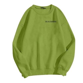 Generic 2026 Saint Valentin Hommes et Femmes Saint Valentin Automne Plus Pull &agrave; Capuche Mode Sweatshirts Vacances Logo Imprimer V&ecirc;tements Tops, Vert, XXL