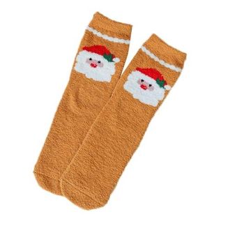 Generic Chaussettes Femme Fantaisie Funny Socks Chaussettes &Eacute;paisses Mi-Mollet Pour Femmes Parfaites Pour Rester Au Chaud &Agrave; La Maison Durant LHiver