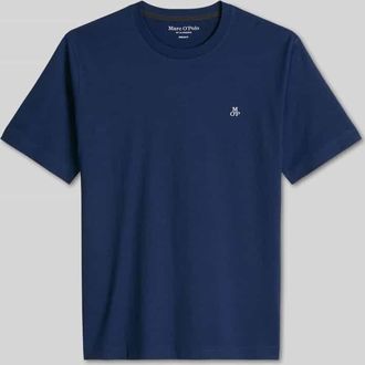 Marc O'Polo Regular Fit T-Shirt aus reiner Baumwolle mit Logo-Print