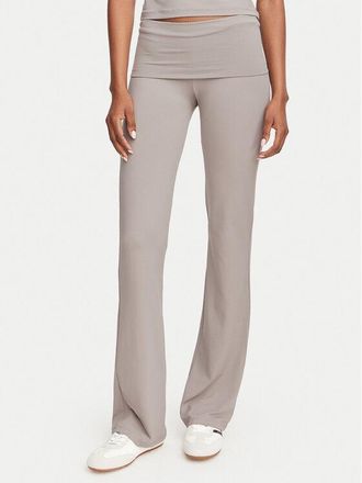 Guess Leggings V6YB24 K4713 Dunkelbeige Flare Fit