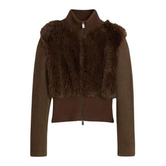 Desigual Femme, Pulls, Brun, Taille: 40 FR Repris Jers Inverness