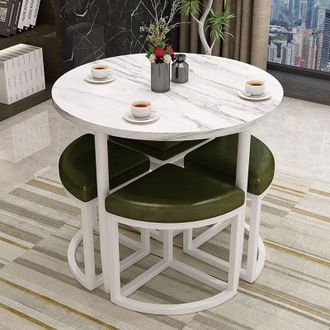 Generic Fr&uuml;hst&uuml;cksecke, runder Tisch mit St&uuml;hlen, Fr&uuml;hst&uuml;cksbar mit Tisch und St&uuml;hlen, moderner K&uuml;chentisch f&uuml;rs Abendessen