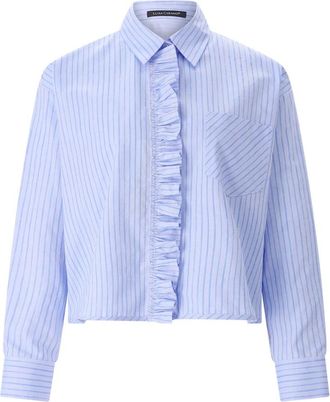Luisa Cerano Femme, Blouses et Chemises, Bleu, Taille: 44 FR Chemises