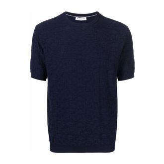 Manuel Ritz Rundhals-Strickware - - Knitwear - Herren - Blau - 2XL