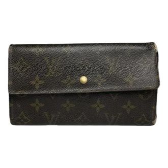 Louis Vuitton Pre-owned Leder Portemonnaie - - Pre-owned - Damen - Braun - ONE SIZE