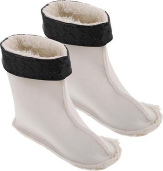 Beaupretty Didiseaon Doublures Thermiques &Eacute;paisses pour Bottes Homme 22 CM Chaussettes Amovibles en Coton Long Peluche Isolantes et Imperm&eacute;ables Doublures Respir