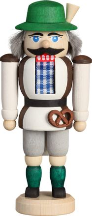 Seiffener Volkskunst Nussknacker Fest-Bayer ca. 12 cm