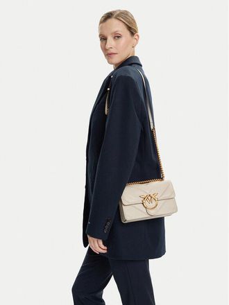 Pinko Handtasche Love One Mini Light Dc. Al 25-26 PLTT 104550 A2OS &Eacute;cru