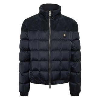 Billionaire Boys Club Homme, Vestes, Bleu, Taille: XL Veste matelass&eacute;e &agrave; empi&egrave;cements en daim