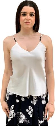 Max Mara Femme, Tops, Blanc, Taille: 40 FR Top