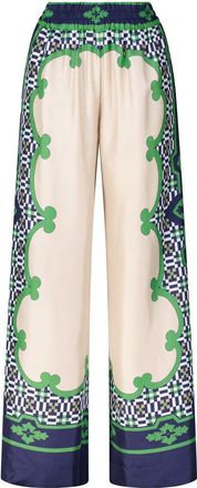 La DoubleJ Seidenhose mit Muster