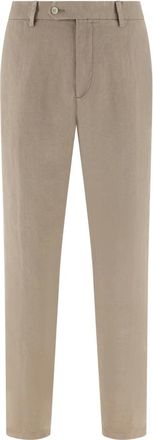 Boggi Milano Homme, Pantalons, Beige, Taille: W31 Pantalon en lin