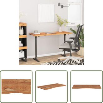 vidaXL vidaXL Akazienholz Tisch - Schreibtischplatte 110x60x2,5 cm Rechteckig Massivholz Akazie