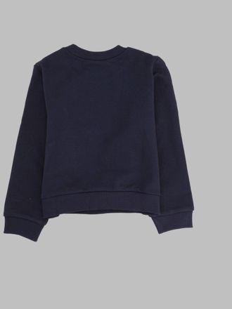 Max & Co. Logo-Print Cotton Sweatshirt - Navy