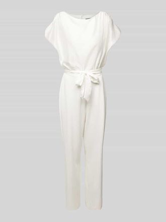 Swing Jumpsuit mit Bindeg&uuml;rtel