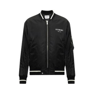 Iceberg Homme, Vestes, Noir, Taille: M Bomber - Mode Homme