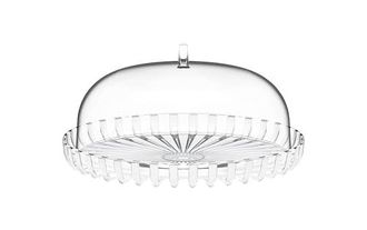 Guzzini Tortenclocke Dolcevita, Bio-Based Plastic, Mother of pearl, 31x31xh16