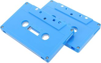 DOITOOL 2 Stück Retro Bunte Audiokassetten Leere Kassette DIY Dekoration Musikalische Party Deko Vintage Stil Geschenk für Musikliebhaber und Nostalgie Fans