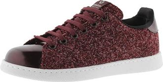 Victoria Deportivo Glitter, Baskets Femme, Rouge (Burdeos 41), 37 EU (4.5)