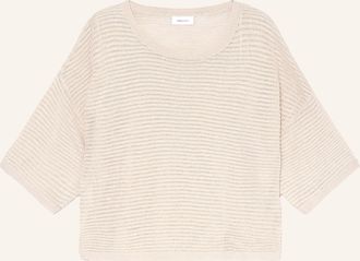 Darling Harbour Darling Harbour Strickshirt Aus Leinen beige