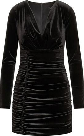 Actualee robe à fronces - Noir