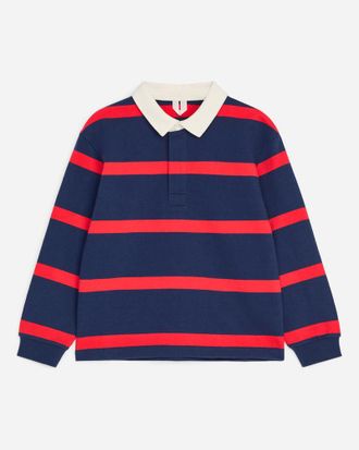 Arket Rugbyshirt -Blau