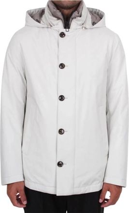 Montecore Homme, Vestes, Blanc, Taille: L Veste en tissu technique