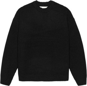 New Amsterdam Surf Association Homme, Pulls, Noir, Taille: L Big Logo Crewneck Knit