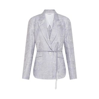 Seventy Giacca con fusciacca in vita - - Jackets - Damen - Blau - M