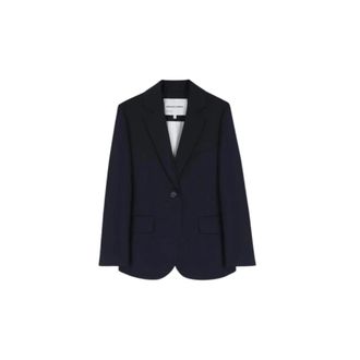 Margaux Lonnberg Ma&szlig;geschneiderte Jacke Wei&szlig; Wollmischung - - Jackets - Damen - Blau - 2XS